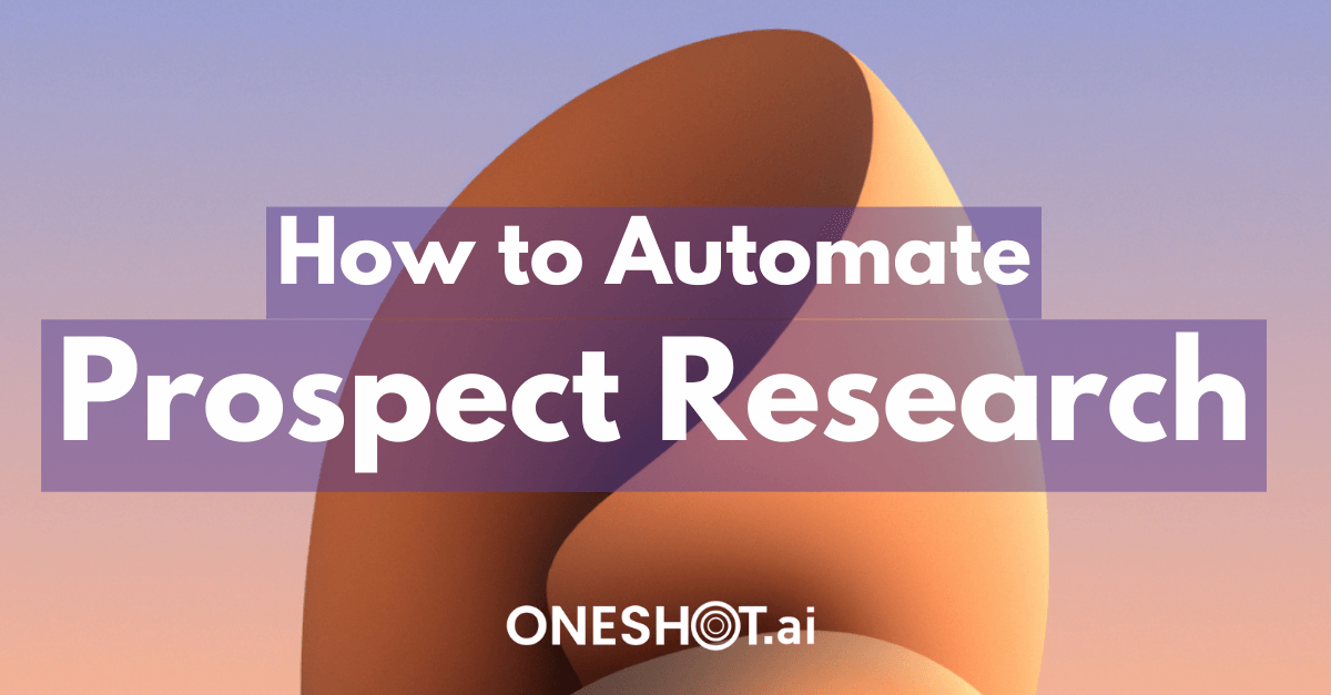 How to Automate Prospect Research With AI